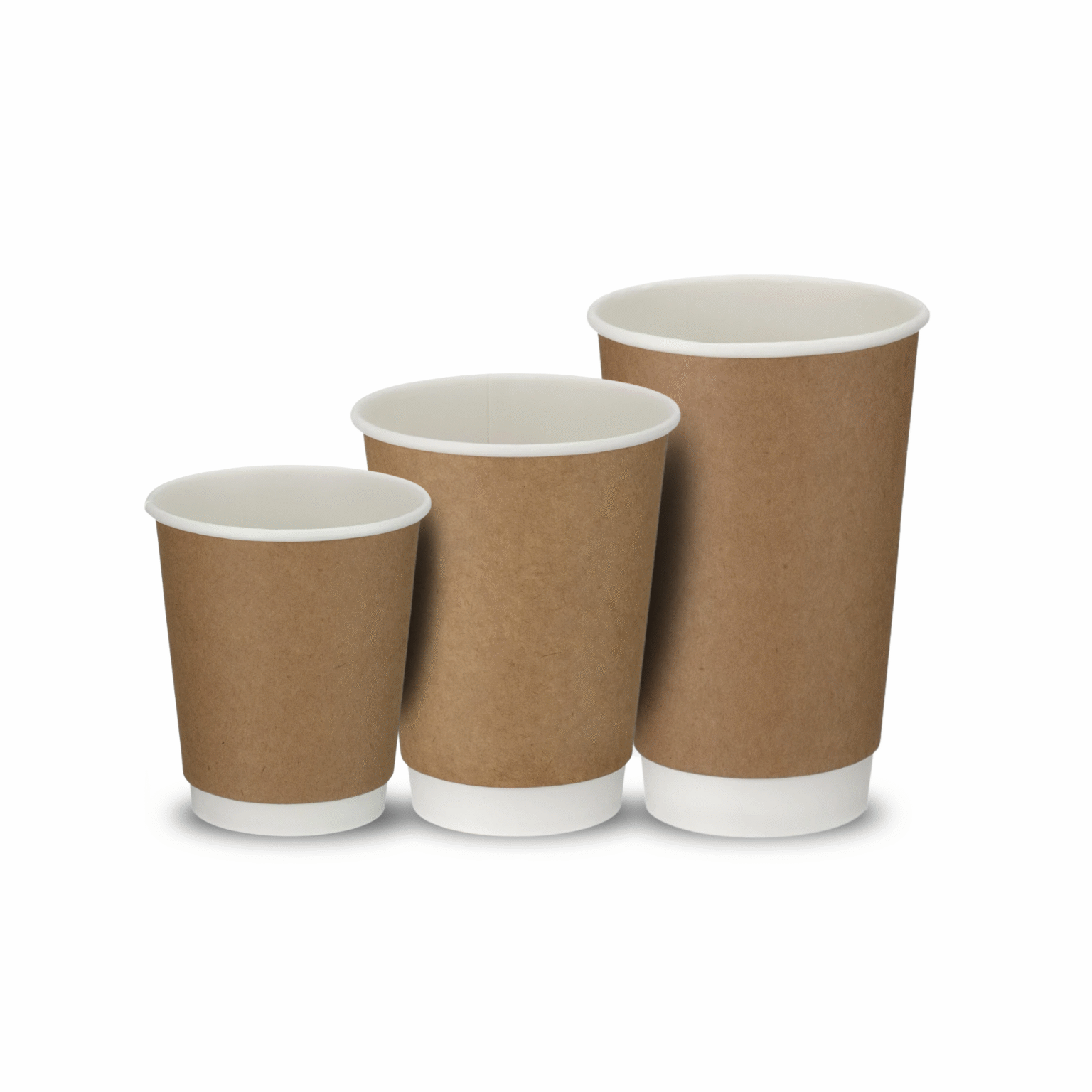 Kraft Double Wall Cups - Twist Supplies