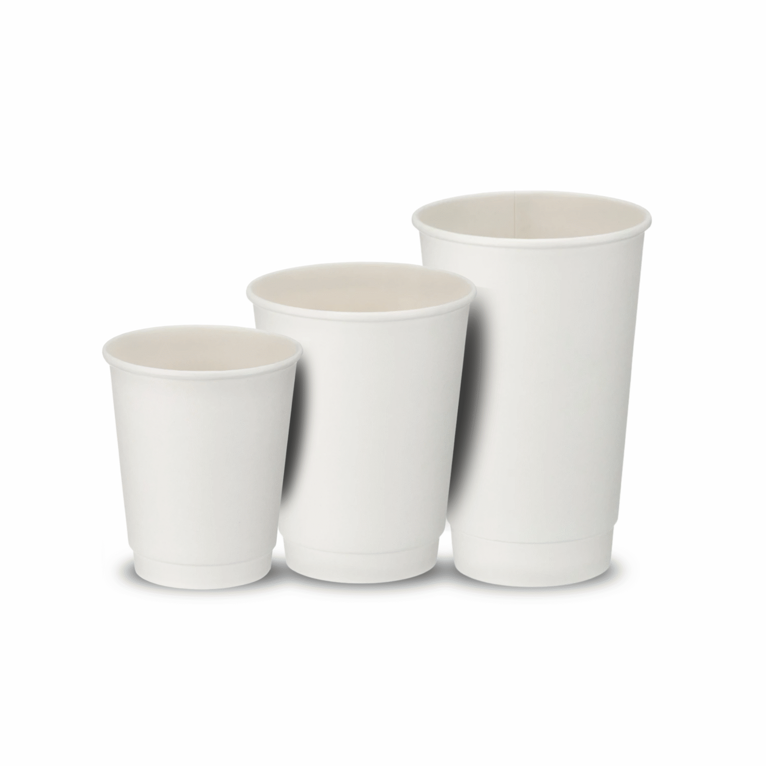 White Double Wall Cups - Twist Supplies