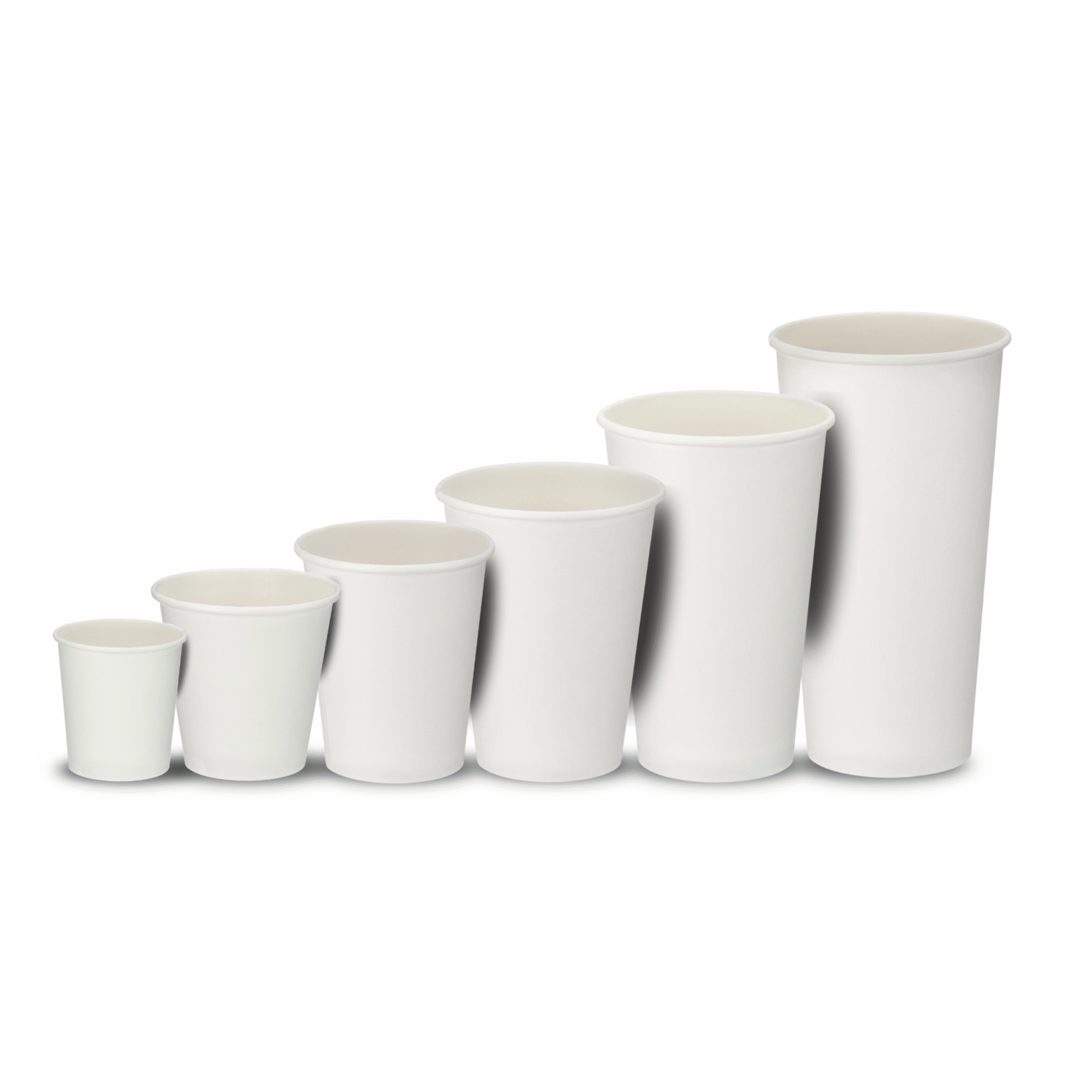 White Single Wall Hot Cups - Twist Supplies