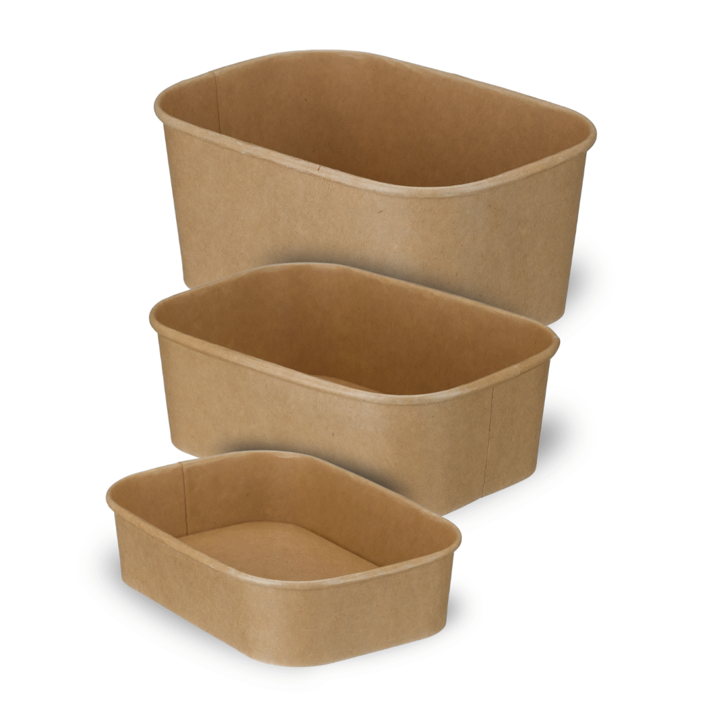 Deli Bowls (Rectangular) PE Lined - Twist Supplies